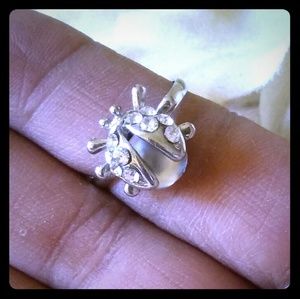 Vintage | Jewelry | Vintage Rhinestone Ladybug Ring | Poshmark